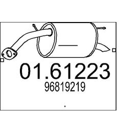 MTS MARKENTECHNIKSERVICEGMBH & CO. KG MTS Endschalld&auml;mpfer 0161223 f&uuml;r CHEVROLET