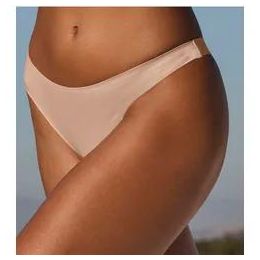 String Nuance, Damen, Gr. XS (32/34), braun (toffee), Microtouch, Obermaterial: 67% Polyamid, 33% Elasthan, Unterhosen String, mit extraflachen, geklebten Kanten