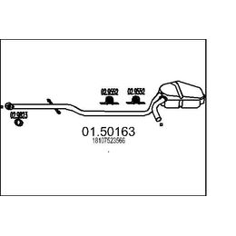 MTS MARKENTECHNIKSERVICEGMBH & CO. KG MTS Mittelschalld&auml;mpfer 0150163 f&uuml;r MINI