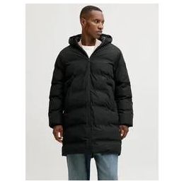 Jack & Jones Steppjacke JACK & JONES "JJESOHO LONG PUFFER LN", Damen, Gr. L, schwarz, Web, Obermaterial: 100% Polyester, unifarben, regular fit, Jacken Steppjacke