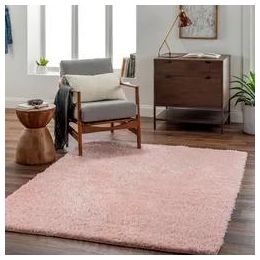 Hochflor-Teppich LIVABLISS "DADU", pink, B:120cm H:47mm L:180cm, Kunstfaser, Teppiche
