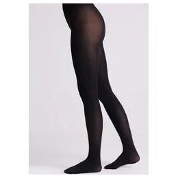 Feinstrumpfhose YSABEL MORA "TIGHTS BASIC COLLECTION", Damen, Gr. M, schwarz, Obermaterial: 85% Polyamid, 15% Elasthan, unifarben, Strumpfhosen Feinstrumpfhose, starke Strumpfhose im zarten Look