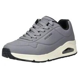 Sneaker Skechers "Skechers Sneaker Lederimitat", Damen, Gr. 45, grau, Lederimitat, Schuhe Sneaker