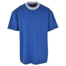 Langarmhemd Urban Classics "Urban Classics Herren Kicker Tee", Herren, Gr. M, US-Gr&ouml;&szlig;en, royal, 100% Baumwolle, unifarben, Rundhals, Hemden