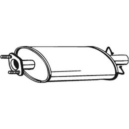 BOSAL Mittelschalld&auml;mpfer 154459 f&uuml;r Ford