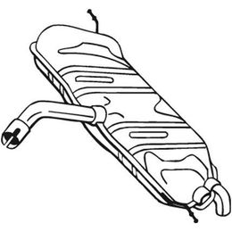BOSAL Endschalld&auml;mpfer 233453 f&uuml;r VW