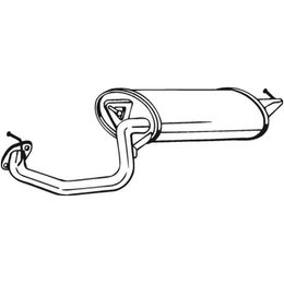 BOSAL Endschalld&auml;mpfer 228151 f&uuml;r TOYOTA
