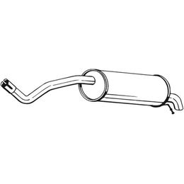 BOSAL Endschalld&auml;mpfer 227051 f&uuml;r VW