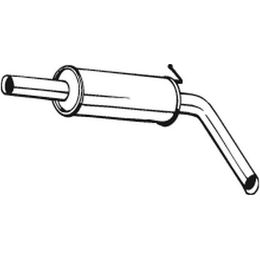 BOSAL Mittelschalld&auml;mpfer 220107 f&uuml;r VW Skoda