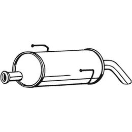 BOSAL Endschalld&auml;mpfer 190137 f&uuml;r Peugeot