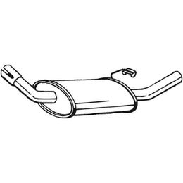 BOSAL Endschalld&auml;mpfer 154801 f&uuml;r Ford