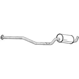 BOSAL Mittelschalld&auml;mpfer 286007 f&uuml;r Volvo