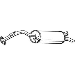 BOSAL Endschalld&auml;mpfer 279423 f&uuml;r TOYOTA