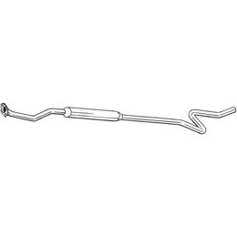 BOSAL Mittelschalld&auml;mpfer 288137 f&uuml;r Citro&euml;n