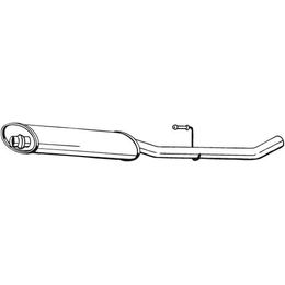 BOSAL Mittelschalld&auml;mpfer 282331 f&uuml;r Peugeot Citro&euml;n LANCIA