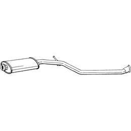 BOSAL Mittelschalld&auml;mpfer 282335 f&uuml;r Peugeot