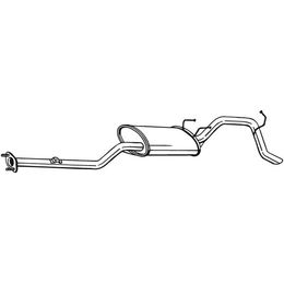 BOSAL Endschalld&auml;mpfer 284485 f&uuml;r NISSAN Suzuki