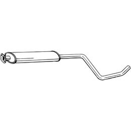BOSAL Mittelschalld&auml;mpfer 284611 f&uuml;r Vaughall CHEVROLET