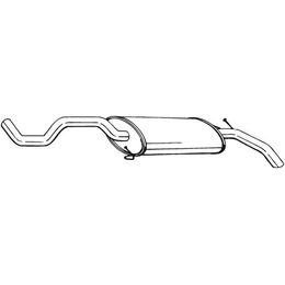 BOSAL Endschalld&auml;mpfer 281377 f&uuml;r VW