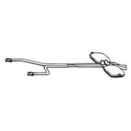VEGAZ Mittelschalld&auml;mpfer ms99 f&uuml;r Mercedes