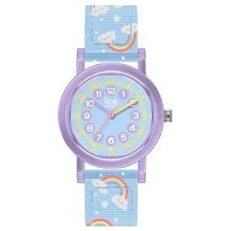 Ice Watch Quarzuhr ICE-WATCH "ICE learning - Girl - Extra Small - 3H", blau (hellblau), Armbanduhren, Kinder, Quarzuhr, Armbanduhr,Kinder,Lernuhr,M&auml;dchen,Schulanfang,Geschenkidee,Regenbogen