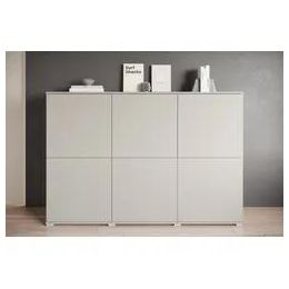 Highboard OTTO HOME "Kenia, moderne grifflose Hochkommode mit 6 T&uuml;ren, Breite 180 cm", kaschmir, B:180cm H:125cm T:39,5cm, FSC-zertifizierter Holzwerkstoff, Sideboards, Highboard, Push-to-Open-Fronten, h&ouml;henverstellbaren Einlegeb&ouml;den, Topseller