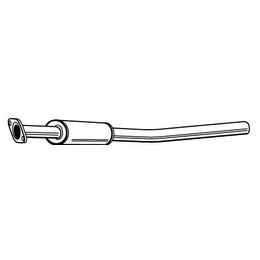 VEGAZ Mittelschalld&auml;mpfer ts316 f&uuml;r TOYOTA