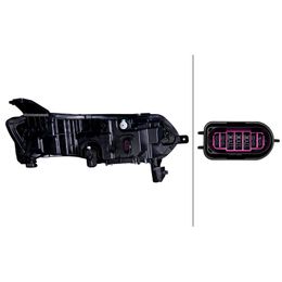 Hella Hauptscheinwerfer 1zx015143911 LED links f&uuml;r RENAULT