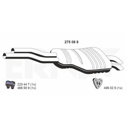 Ernst Endschalld&auml;mpfer 275088 f&uuml;r BMW