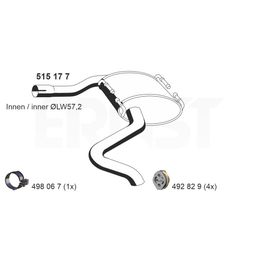 Ernst Endschalld&auml;mpfer 515177 f&uuml;r Fiat Citro&euml;n