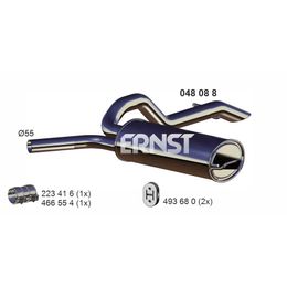 Ernst Endschalld&auml;mpfer 048088 f&uuml;r Opel GM RENAULT