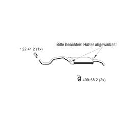Ernst Endschalld&auml;mpfer 121217 f&uuml;r SEAT VAG