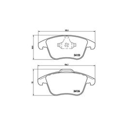 MAGNETI MARELLI Bremsbelagsatz, Scheibenbremse 363700524076 f&uuml;r Ford (CHANGAN) Volvo MG (SAIC) ASIA GAC JAGUAR LAND ROVER