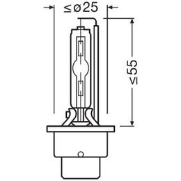 Osram Gl&uuml;hlampe, Hauptscheinwerfer 66240ult2hb