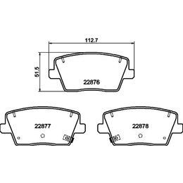 DON Bremsbelagsatz, Scheibenbremse pcp1797 f&uuml;r HYUNDAI