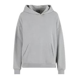Kapuzenpullover Urban Classics "Urban Classics Ladies Light Terry Oversized Hoodie", Damen, Gr. XL, lightasphalt, 70% Baumwolle, 30% Polyester, unifarben, oversize, ohne Ausschnitt, Pullover Kapuzenpullover