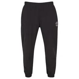 Stoffhose Karl Kani "Karl Kani Herren KM241-046-2 Karl Kani OG Trackpants", Herren, Gr. XS, US-Gr&ouml;&szlig;en, schwarz, 100% Polyamid, normal, Hosen Stoffhose