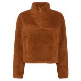 Fleecejacke "Girlfriend Collective fleece jacket Recycled", Damen, Gr. XXL, mocha bisque, Obermaterial: 100% Polyester, Girlfriend Collective, Jacken Fleecejacke