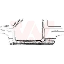 Van Wezel Einstiegblech 3770101 links
