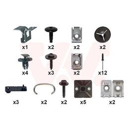 Van Wezel Montagesatz, Sto&szlig;f&auml;nger 4081793 hinten f&uuml;r Peugeot