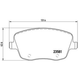 MAGNETI MARELLI Bremsbelagsatz, Scheibenbremse 363700485057 f&uuml;r VW