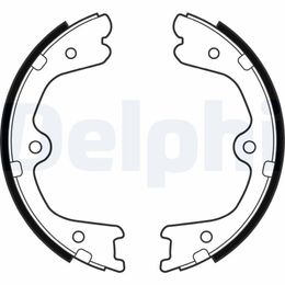 DELPHI Bremsbackensatz, Feststellbremse ls2032 f&uuml;r INFINITI