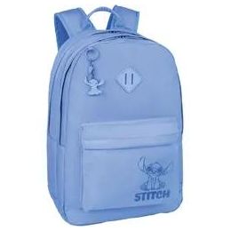 Freizeitrucksack COOLPACK "Scout 17", Stitch", Kinder, Gr. B/H/T: 37cm x 48cm x 7cm, stitch blau, Polyester, Rucks&auml;cke Freizeitrucksack
