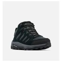 Wanderschuh Columbia "REDMONDTM IV MID WATERPROOF", Damen, Gr. 39, schwarz, citron haze, Mesh, Synthetik, Schuhe Wanderschuh, wasserdicht
