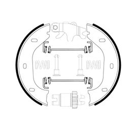 Bosch Bremsbackensatz, Feststellbremse 0204113801