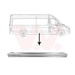 Van Wezel Einstiegblech 2973110 Schiebet&uuml;r