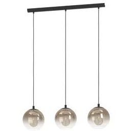 Eglo H&auml;ngeleuchte "ARISCANI 1 Pendellampe - Stahl - E27 - 3X60W - IP20", schwarz, 3, H: 110cm, 1 Stk., Leuchten, H&auml;ngelampe, Deckenlampe, Wohnzimmer, Esszimmer, L76,5 x B16,5 x H110cm, H&auml;ngeleuchte