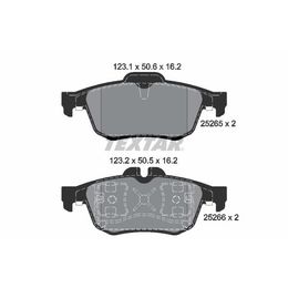 TEXTAR Bremsbelagsatz, Scheibenbremse 2526501 f&uuml;r SAMSUNG