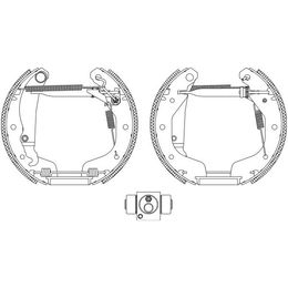 Hella Bremsbackensatz 8db355005221 f&uuml;r HOLDEN DAEWOO Vaughall CHEVROLET