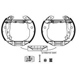 Hella Bremsbackensatz 8db355022951 f&uuml;r Peugeot Citro&euml;n